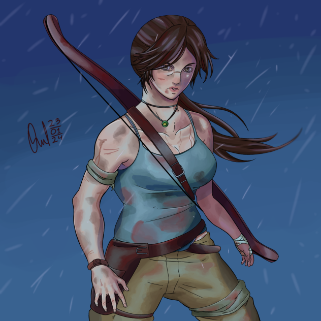 Lara Croft - ibisPaint