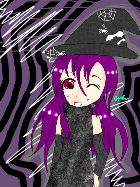 Random witch drawing - ibisPaint