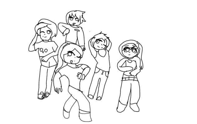 Jojo pose gender swap - ibisPaint
