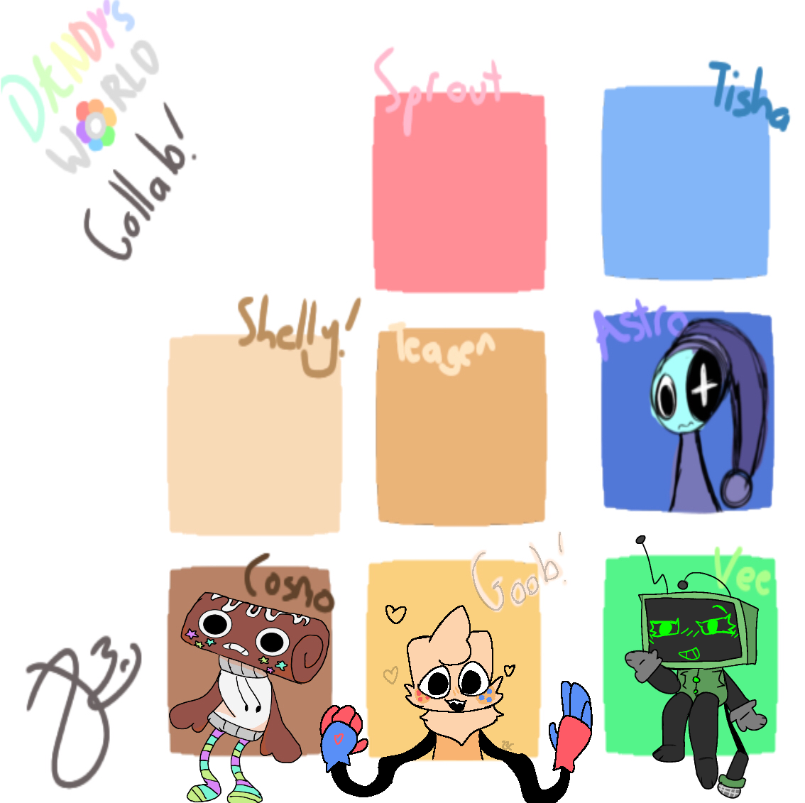 Dandy’s World Collab! - ibisPaint