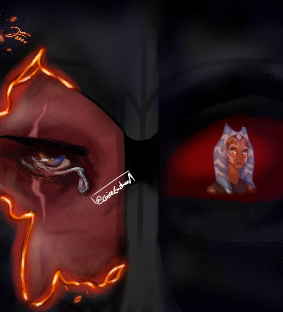 I won’t leave you this time master… - ibisPaint