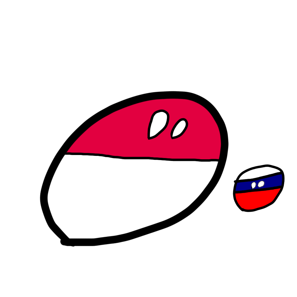 PolandBall And RussiaBall - ibisPaint