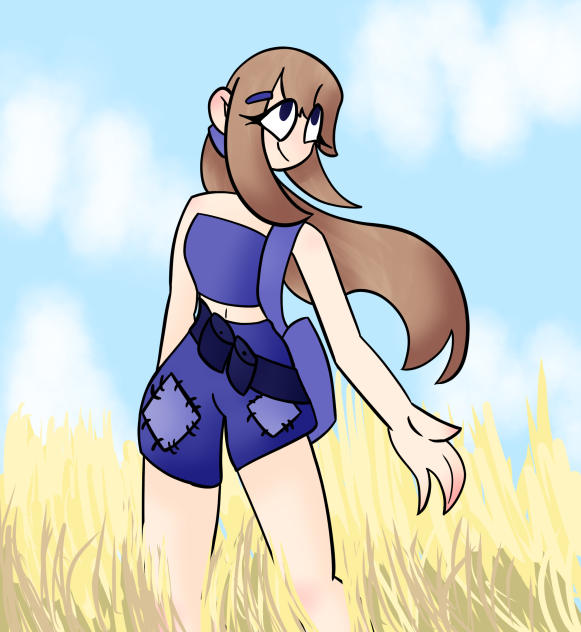 Wheat Fields Lass - ibisPaint