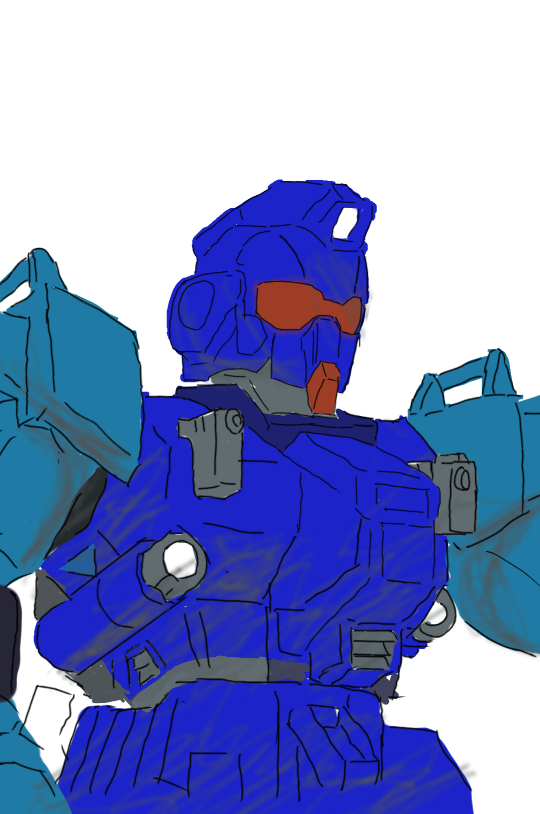 ガンダム BD1 - ibisPaint