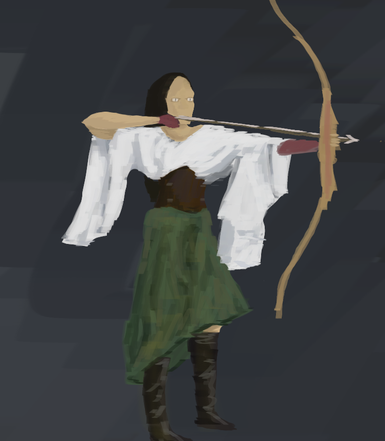 majestic archer (dont mind the face...) - ibisPaint