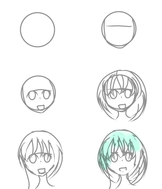 Sloppy face tutorial - ibisPaint