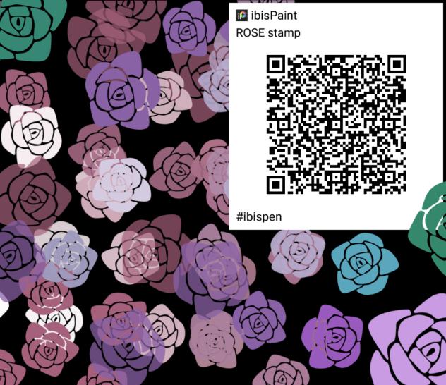 Rose stamp - ibisPaint