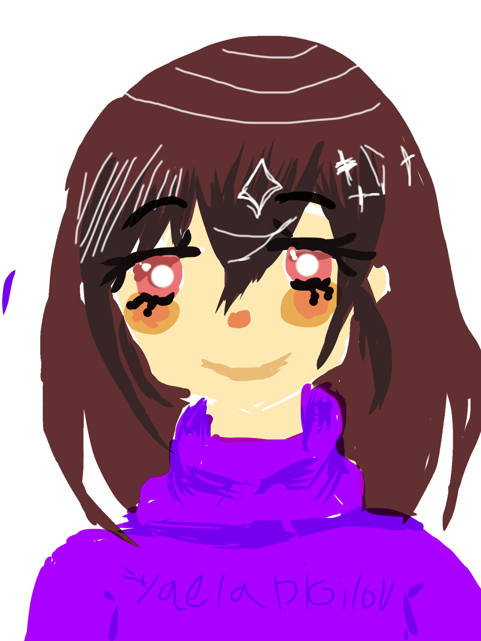 Boy Frisk Undertale Speedpaint Ibispaint