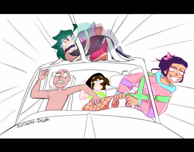 Driving collab - ibisPaint