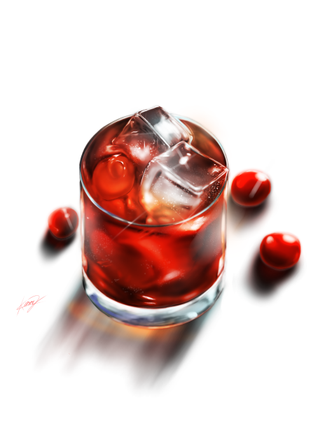 Cherry whiskey - ibisPaint