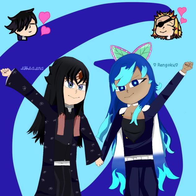 collab with demon slayer oc - ibisPaint