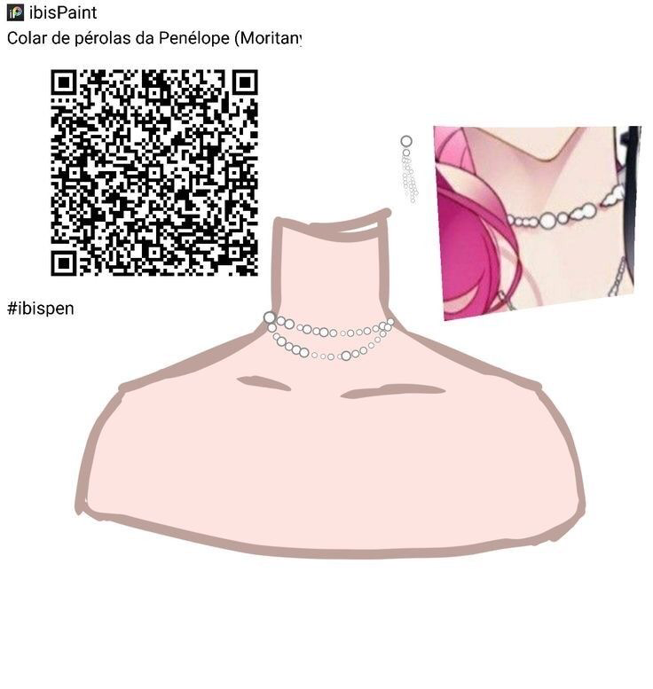 Colar de pérolas da penélope - ibisPaint