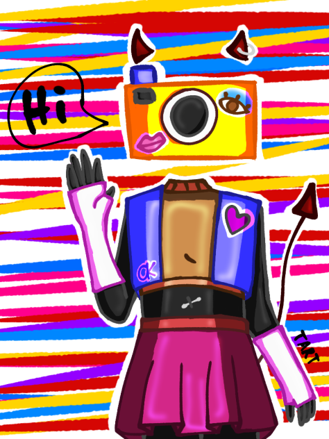 Weirdcore or dreamcore OC Challenge - ibisPaint