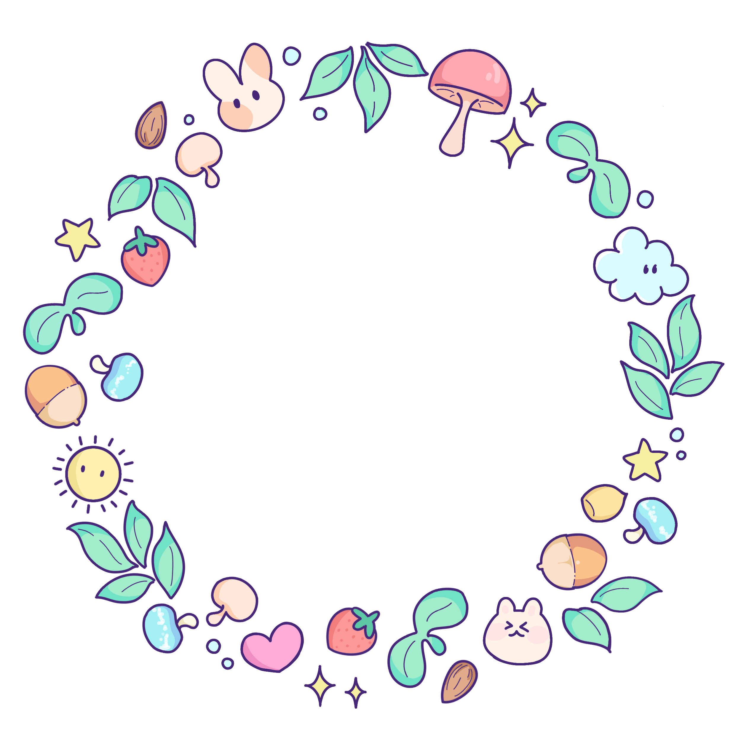 Cute Frame - ibisPaint