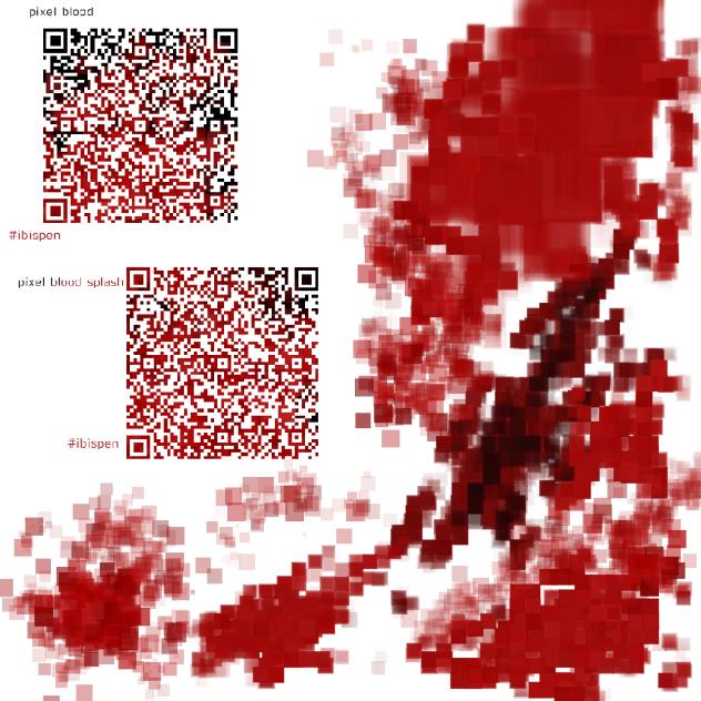 pixel blood brushes 🩸🩸🩸 - ibisPaint