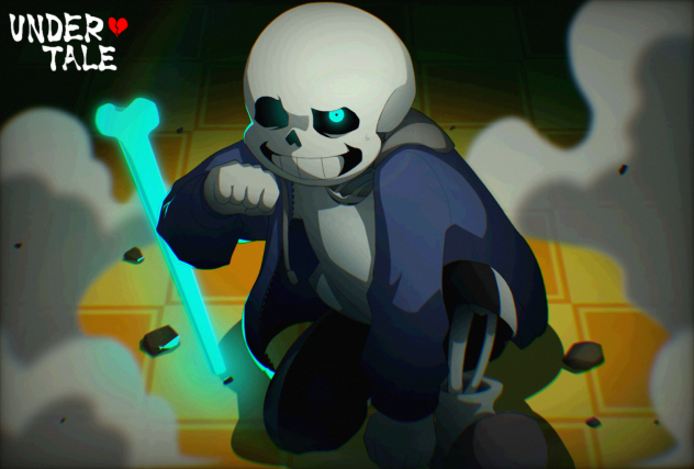 ＊Sans is starting to look really tired. - ibisPaint
