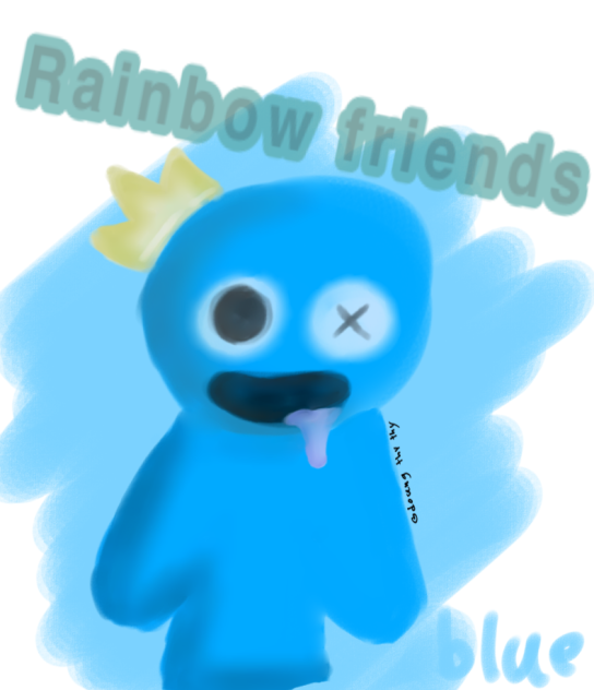Blue rainbow friends - ibisPaint
