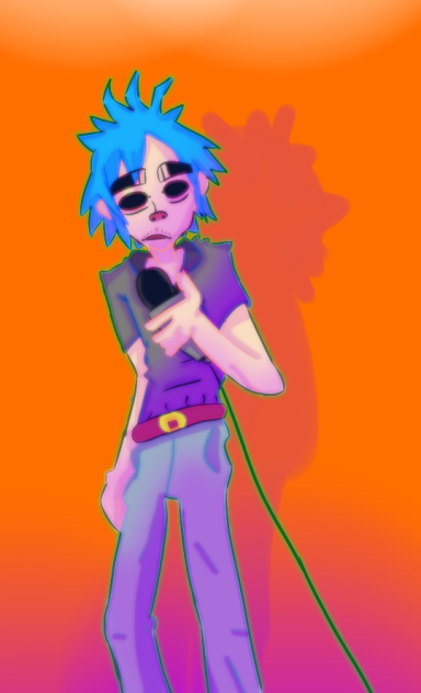 2-D(Gorillaz) - ibisPaint