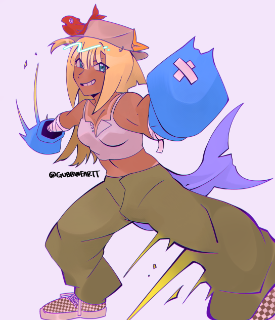 Ocean Fighter OC!!! 🌊🦀 - ibisPaint