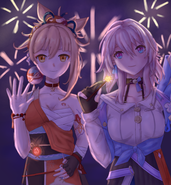 Yomiya & March 7th - ibisPaint