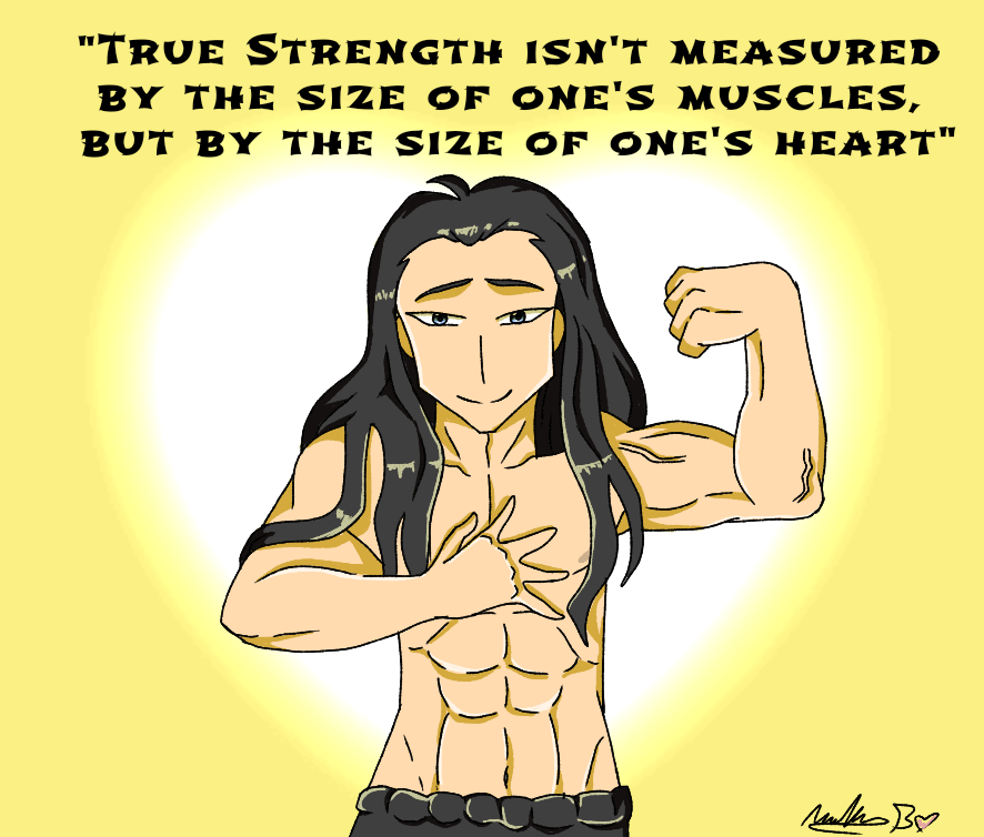 Muscles And a Message - ibisPaint