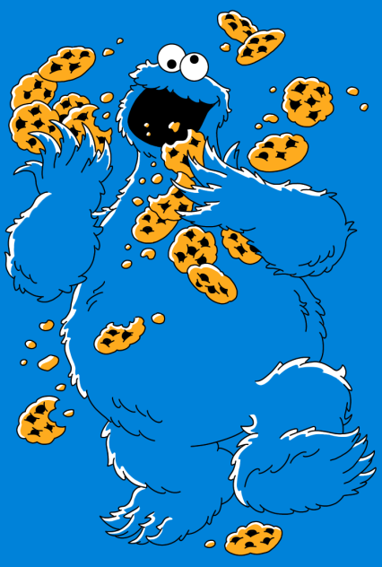 Crazy Cookie Monster - ibisPaint