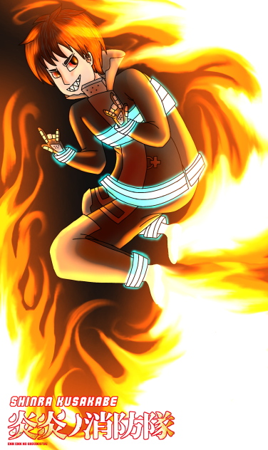 Shinra Kusakabe - Fire Force - ibisPaint