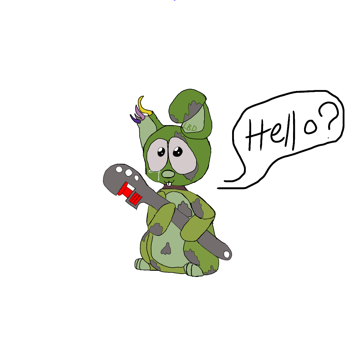 cute and sad springtrap - ibisPaint