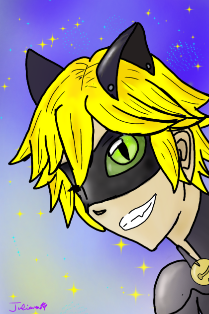 chat noir - ibisPaint