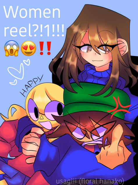 FNF Dave, Tristan, and Bambi as girls - ibisPaint