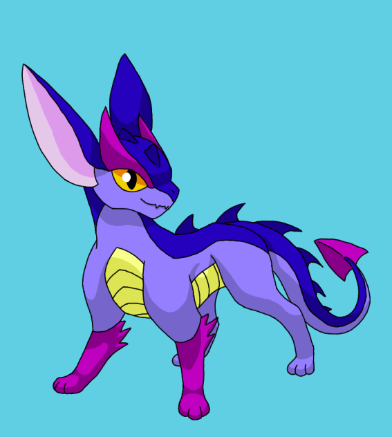 Dragon type Eeveelution - ibisPaint