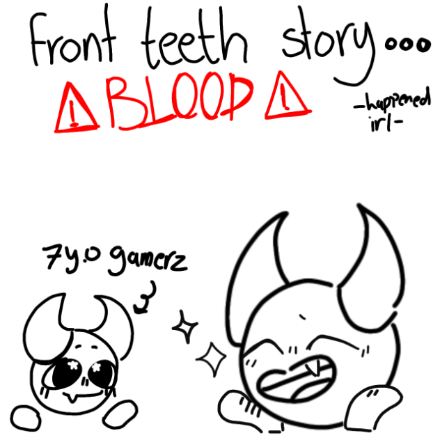 Front teeth story.. - ibisPaint