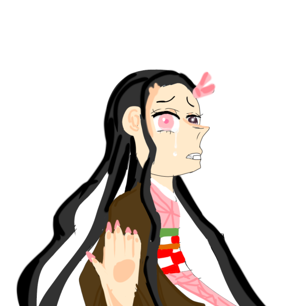 nezuko is sad - ibisPaint