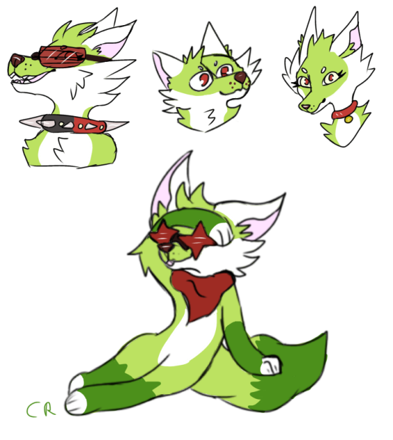 Minty the fox - ibisPaint