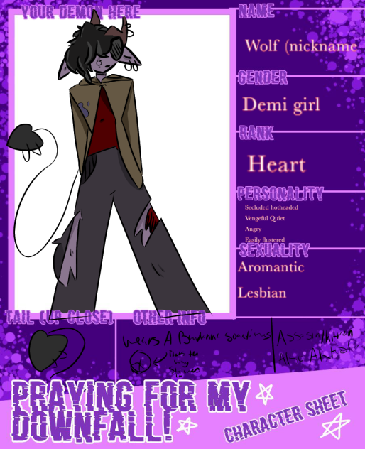 Praying for my downfall oc submition - ibisPaint