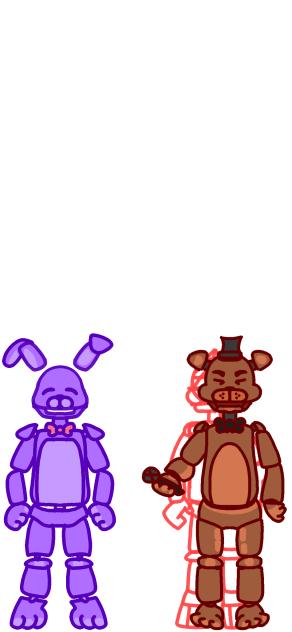 WIP; fnaf 1 gang - ibisPaint