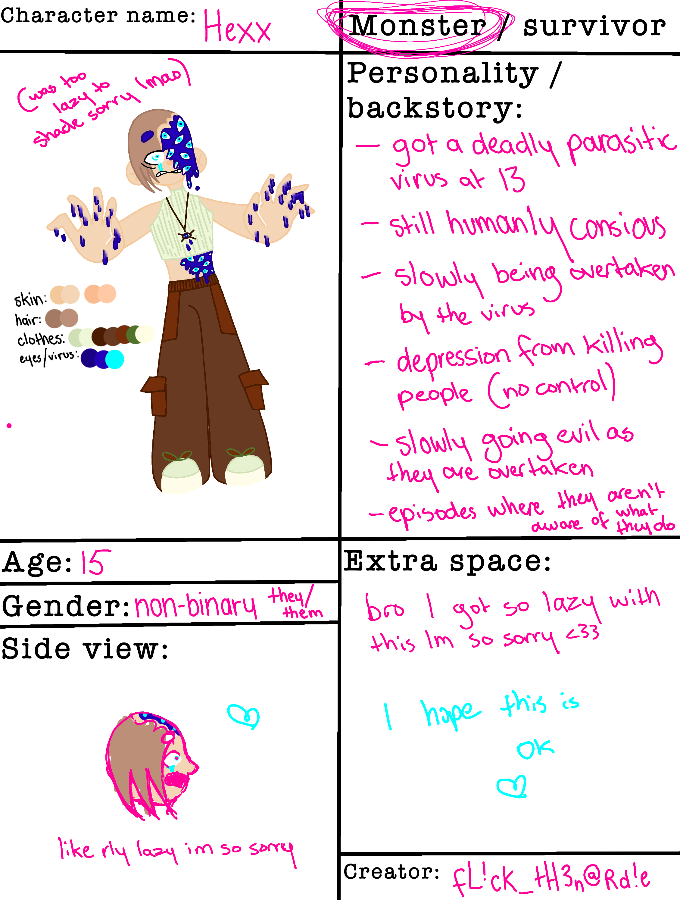 Character for creatures of the unknown 🫶 - ibisPaint