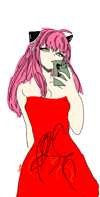 anya bad girl - ibisPaint