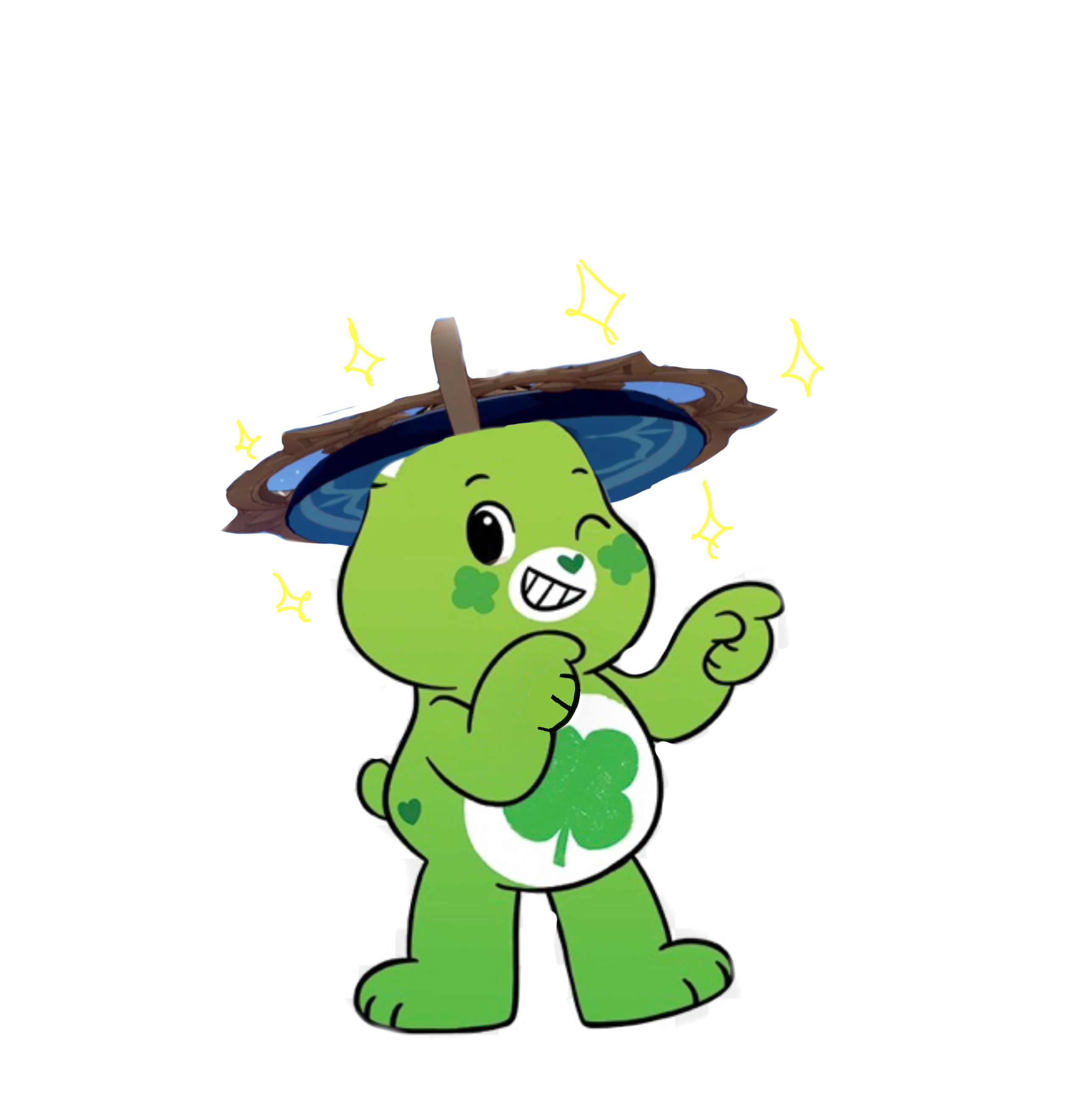 Scara and the lucky care bear - ibisPaint