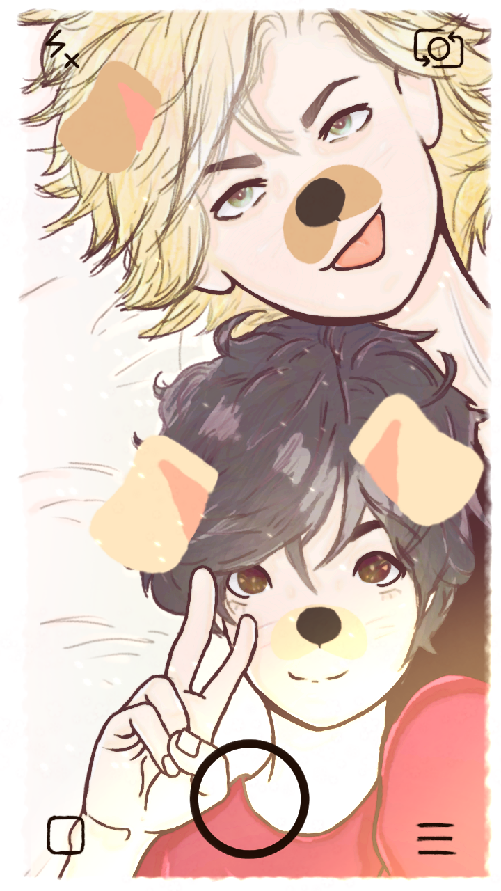 ash and eiji - ibisPaint
