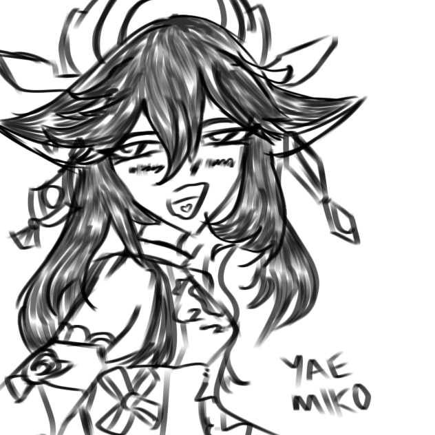 yae miko - ibisPaint