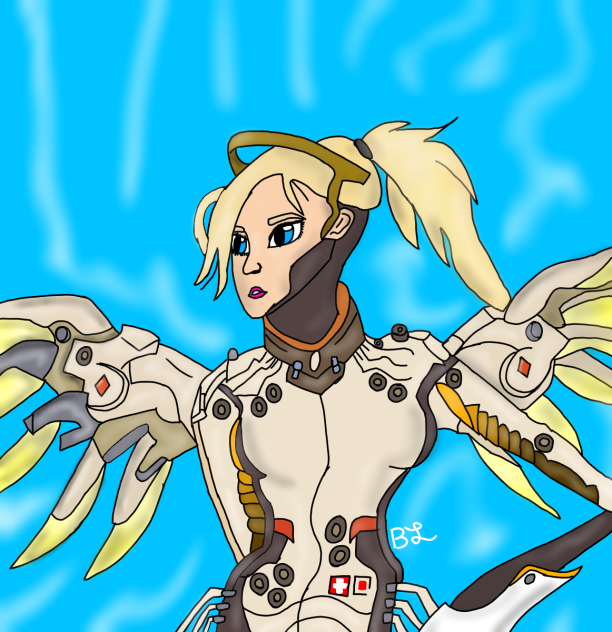 overwatch mercy - ibisPaint