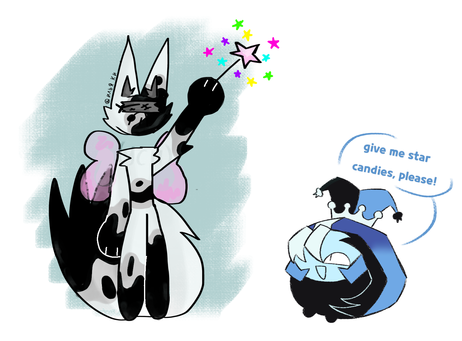 Star candies collab =D - ibisPaint
