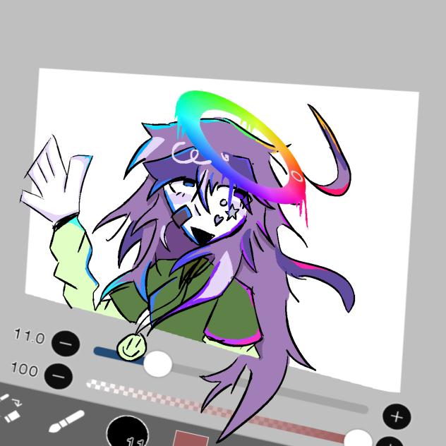 my last drawing in phone - ibisPaint