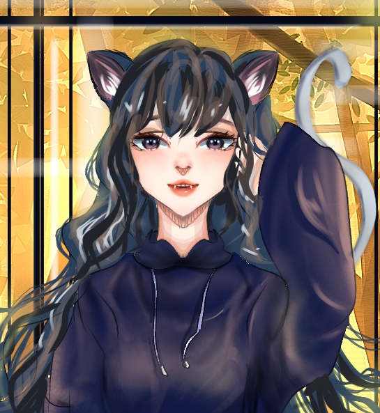 Black kitty - ibisPaint