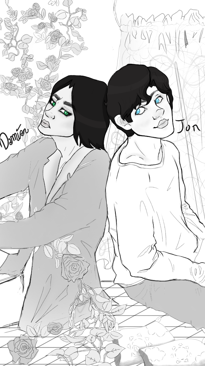 DC universe Jon Kent and Damian Wayne - ibisPaint