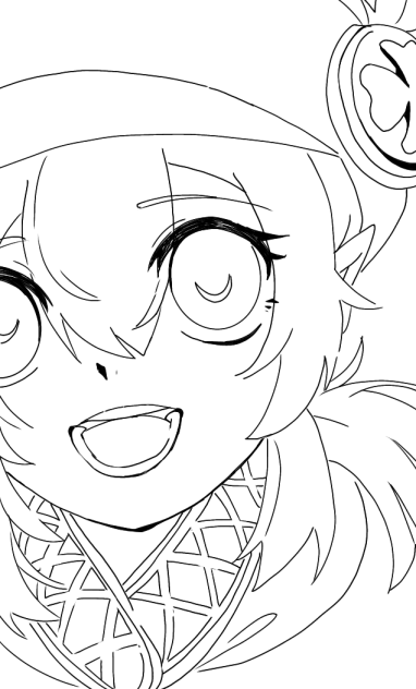 Klee coloring page - ibisPaint