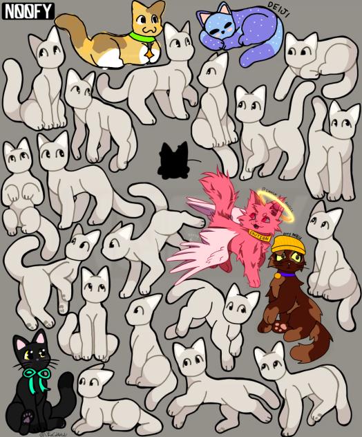 kitty cat collab teehee - ibisPaint