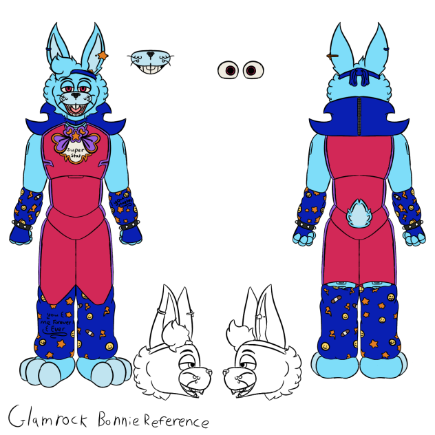GlamRock Bonnie Reference - ibisPaint