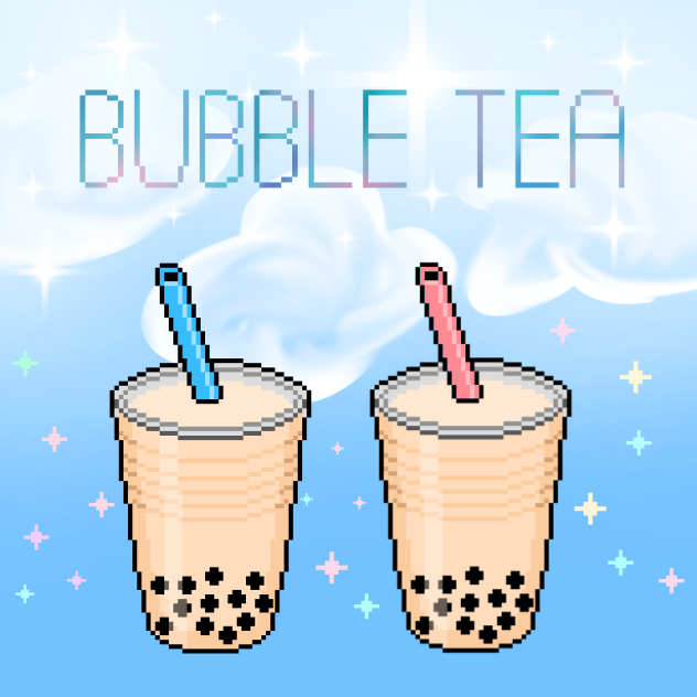 Bubble Tea Pixel Art - ibisPaint